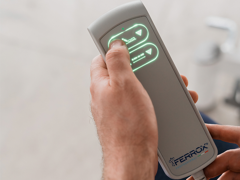 Table électrique 2 plans Picasso club Ferrox, dossier proclive déclive ...